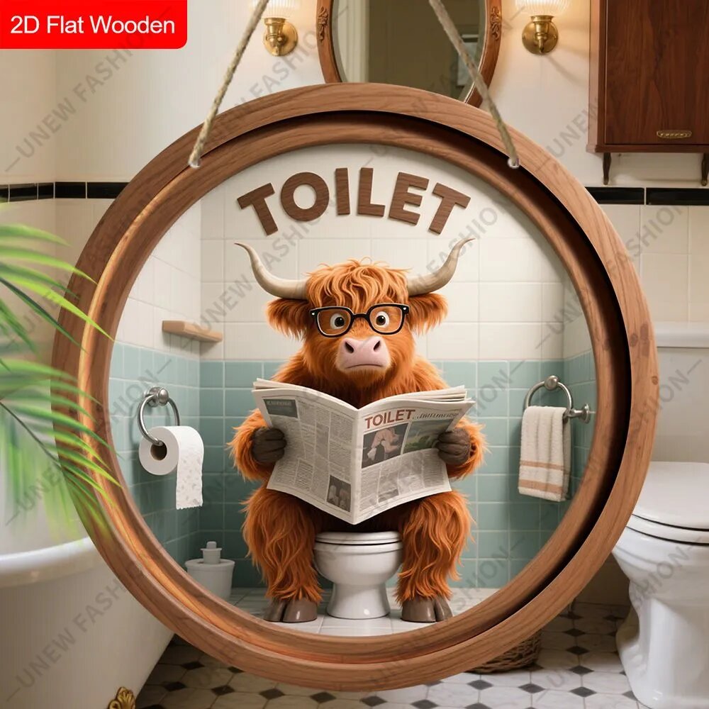 Деревянные декоративные таблички, подвесные украшения, украшения для туалета, плоские 2D-изделия