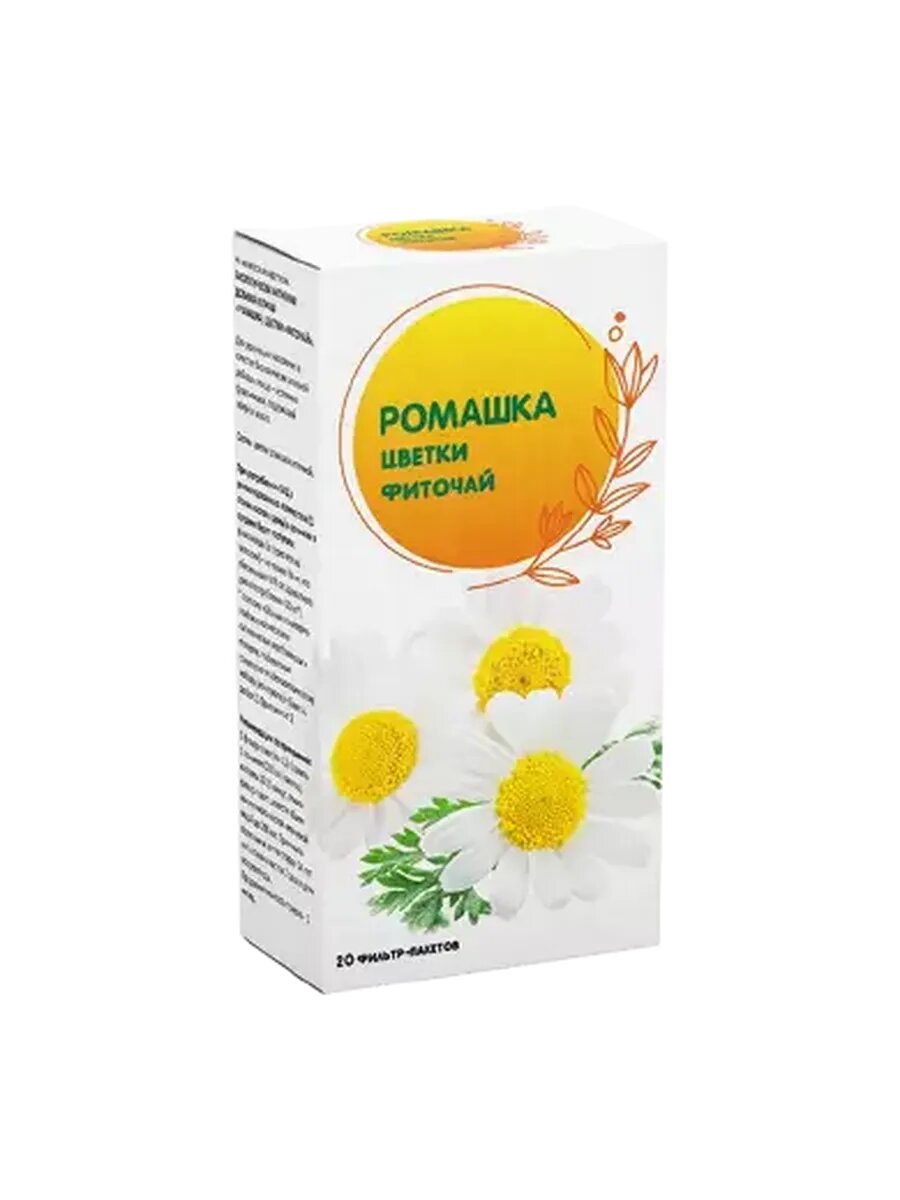 Ромашка цветки фиточай фильтр-пакеты 1,5г №20
