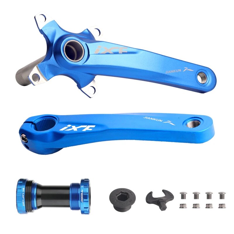 IXF алюминиевые шатуны для горных велосипедов JIANKUN Crank and BB, IXF Crank BB-blue