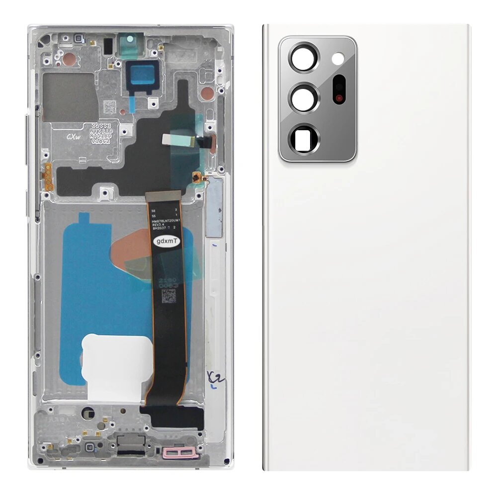 6,8 '120 Гц OLED для Samsung Note 20 Ultra SM-N986B N985 N985F N986N ЖК-дисплей SIlver Frame Cover