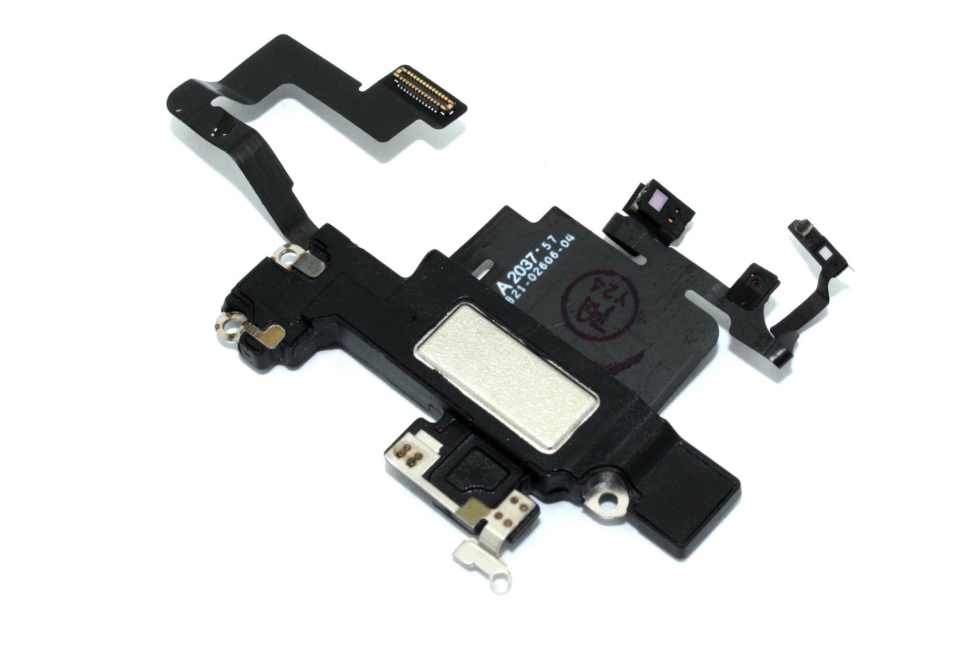 Динамик верхний (слуховой) для iPhone 12 Mini в сборе с датчиком света и микрофоном