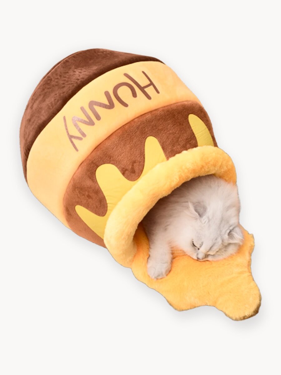 Домик для кошек и собак мягкий большого размера с лежанкой 2 в 1