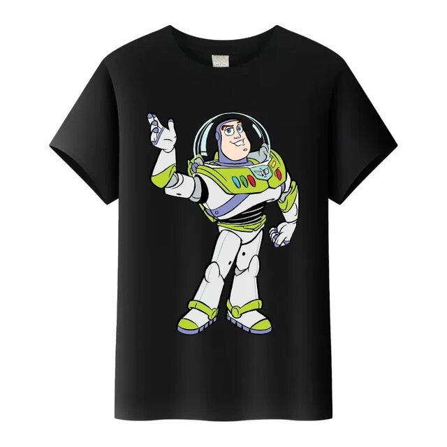 Милая детская футболка с рисунком из мультфильма «История игрушек» от Disney, женская футболка с коротким рукавом, мужская футболка, семейная футболка для девочек, женская футболка.