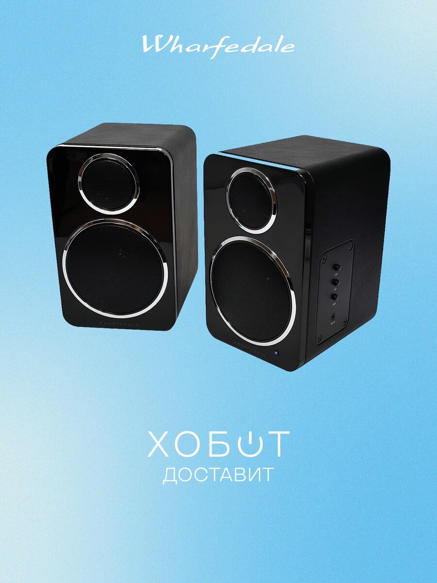 Полочные беспроводные акустические системы Wharfedale DS-2. Цвет: Черный [Black]