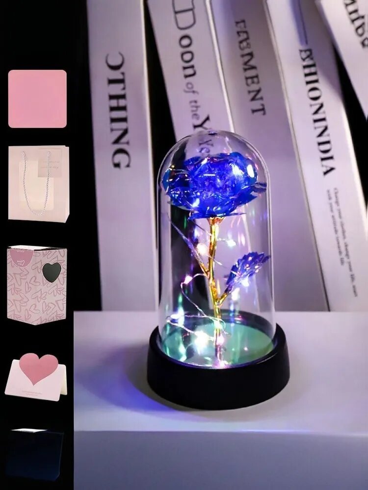 Каркасная светодиодная фигура Цветок 15 см