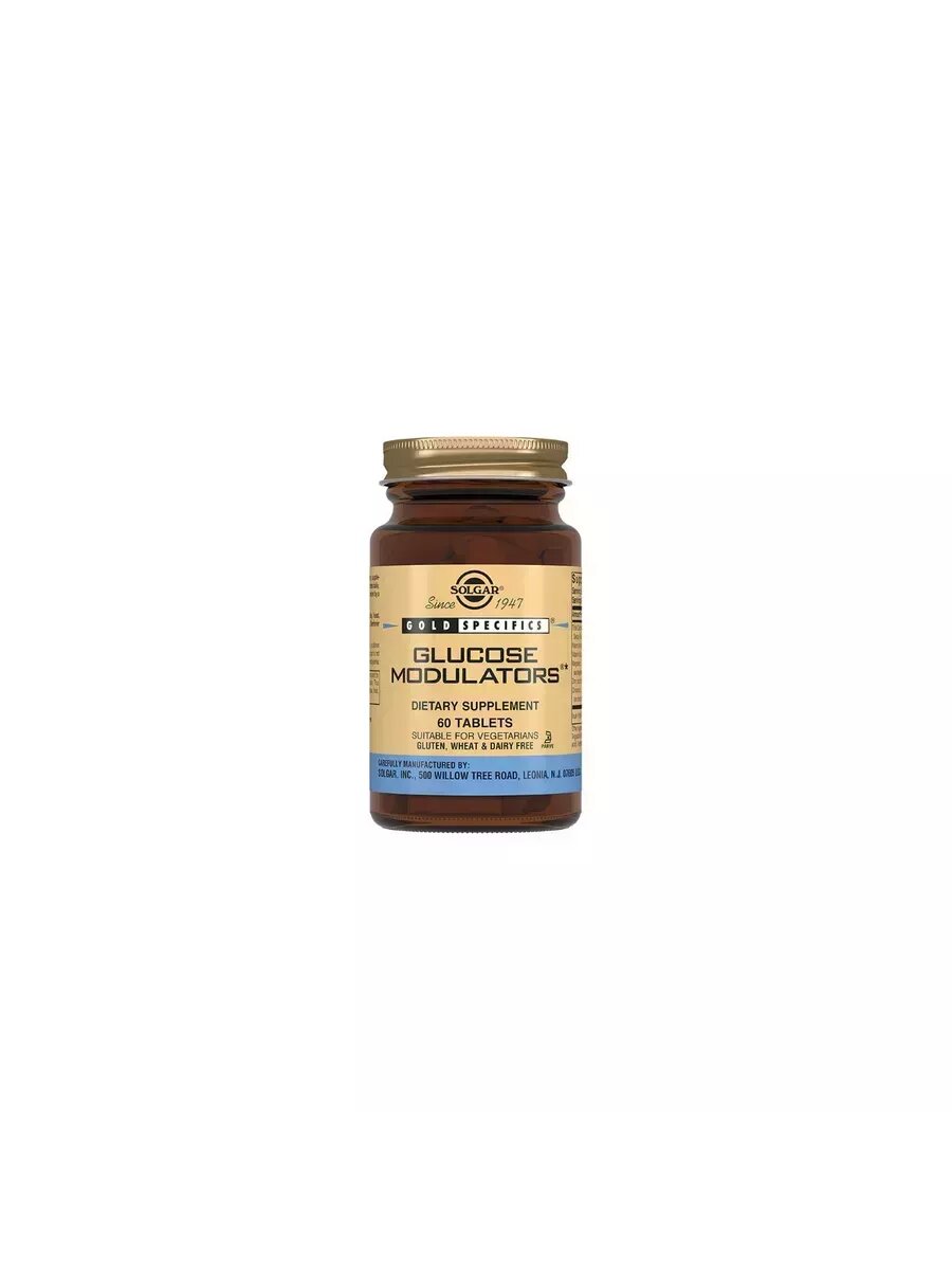 Солгар модуляторы глюкозы 60 шт. таблетки