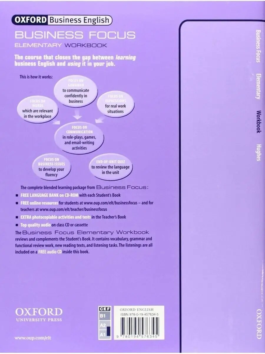 Business Focus Elementary Workbook with Audio CD | Oxford University Press — фото 1