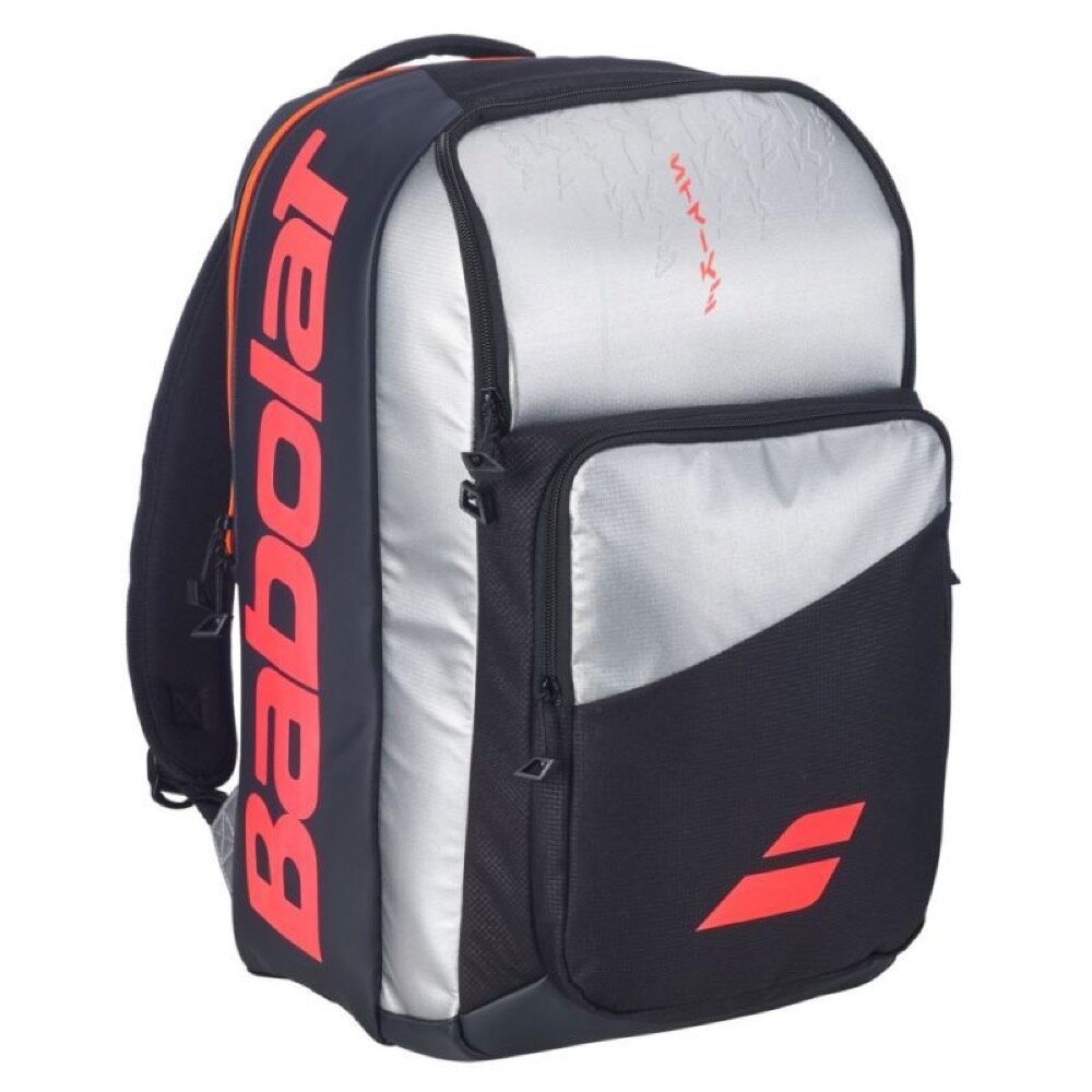 Теннисный рюкзак Babolat Pure Strike Carbon Grey 2025 Grey/Neon Red