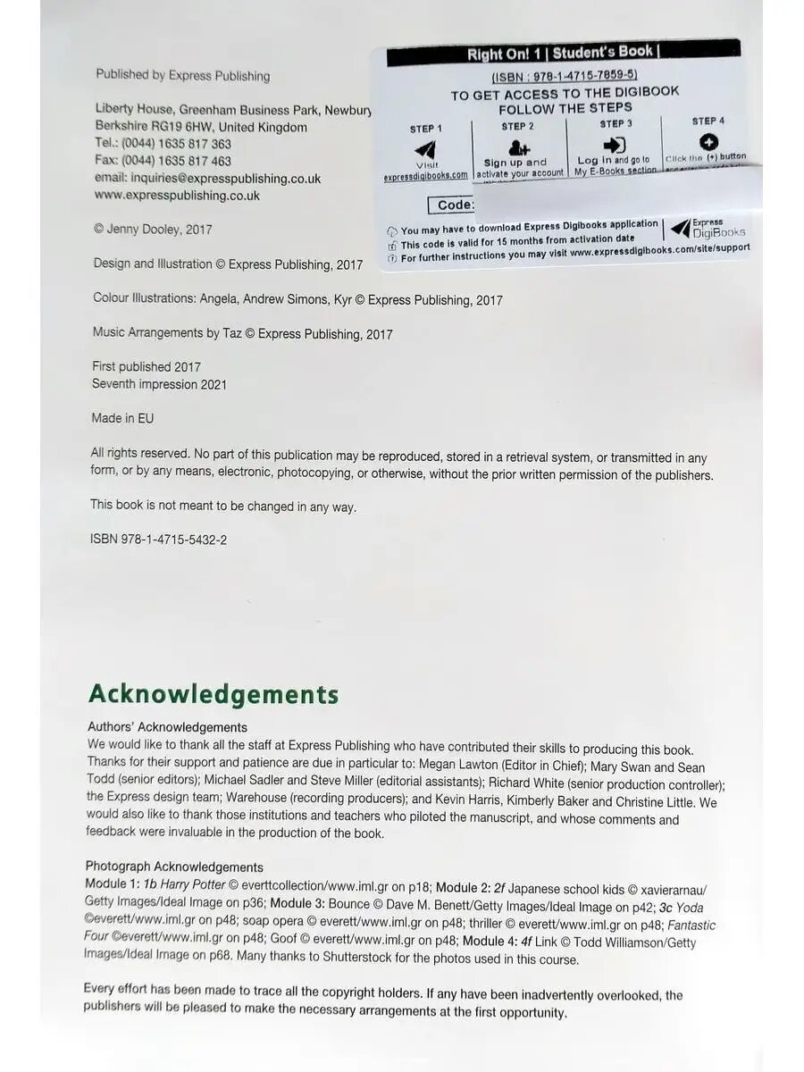 Right On! 2 Student's Book with Digibook | Express Publishing — фото 1