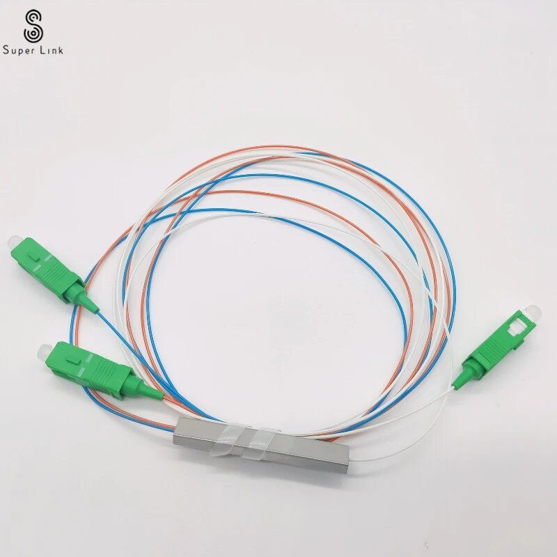 Разветвитель оптоволокна 1x2 SC/APC, 10шт
