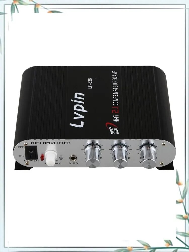 (J M X W) LVPIN 12 В 200 Вт мини Hi-Fi стерео усилитель MP3 автомобильные радиоканалы 2 Хаус Супер Бас