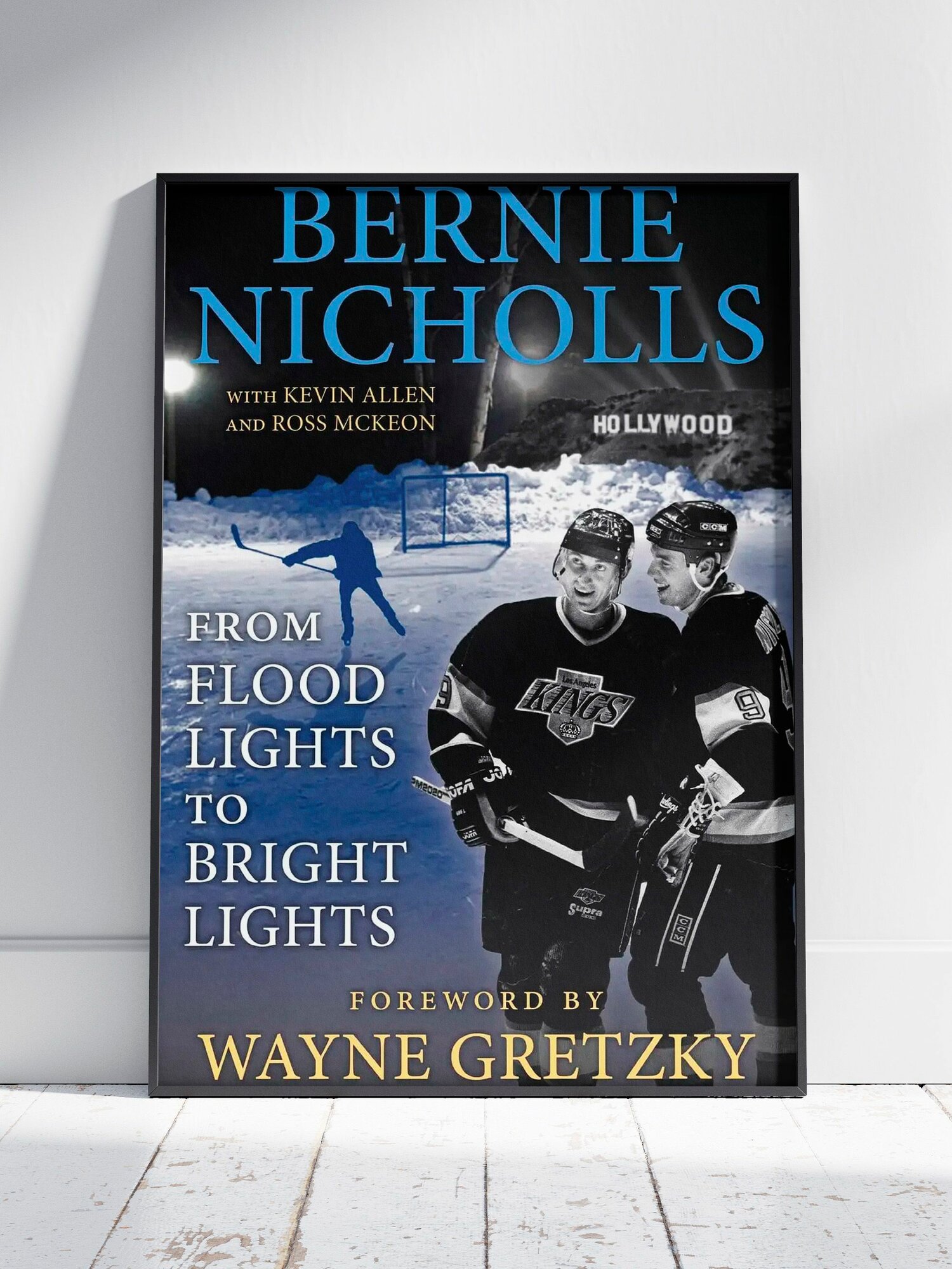 Плакат на стену для интерьера Легенды Хоккея (Берни Ирвин Николлз - Bernie Nicholls) - Постер по спорту и физической активности формата A3 (30x42 см)