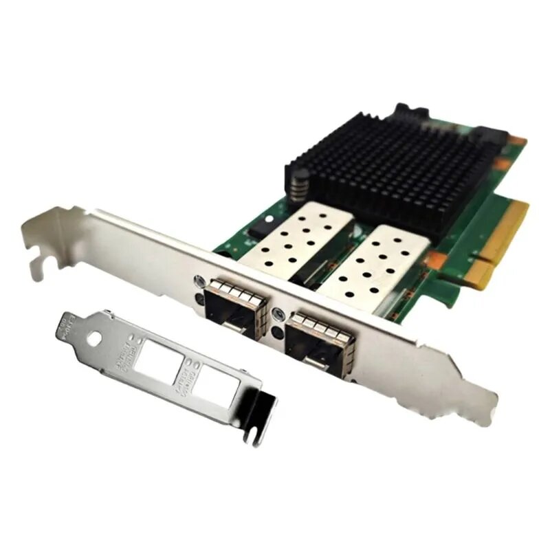 Для X520-DA2 E10G42BTDA SR2 82599ES Двойной оптический порт 10G Gigabit Fiber Сетевая карта PCIE
