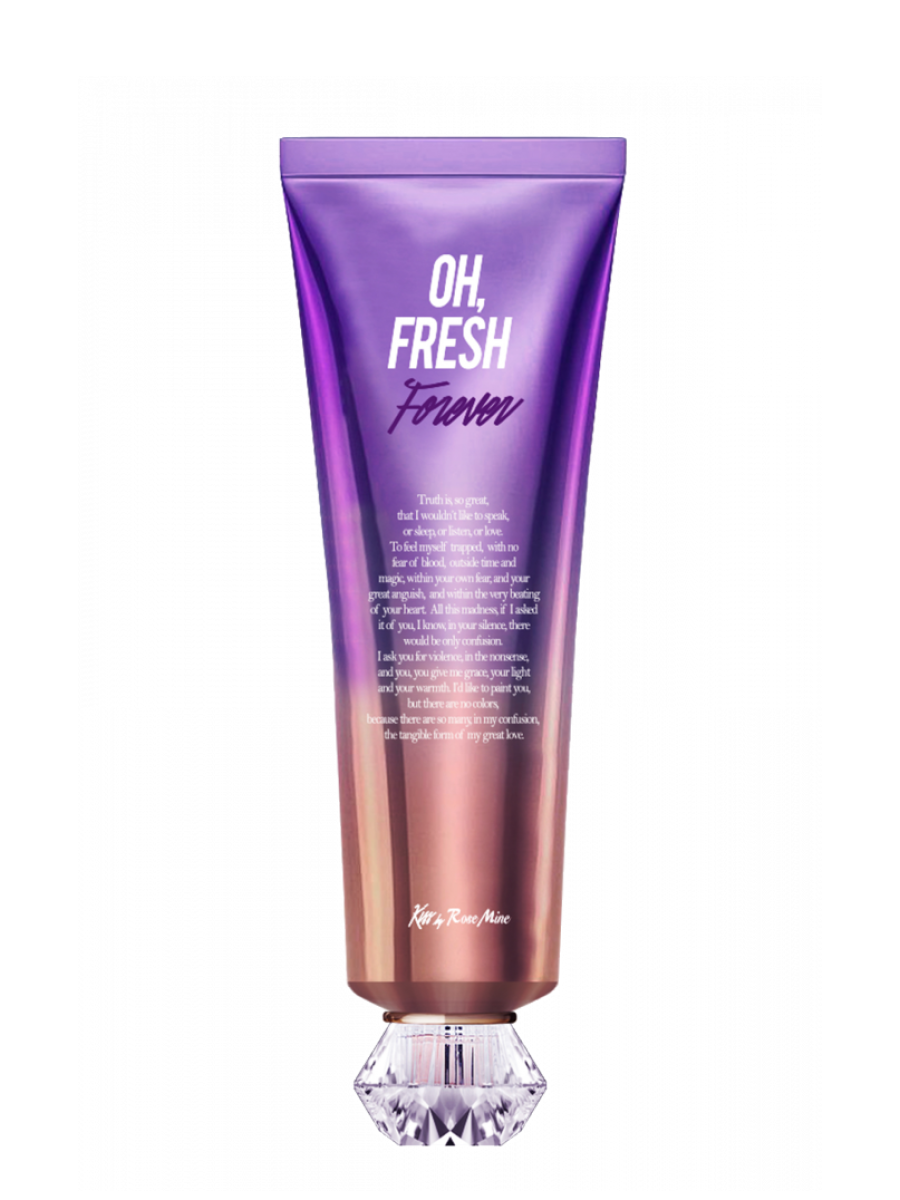 [Kiss by Rosemine] Крем для тела цветочный аромат ириса Fragrance Cream - Oh, Fresh Forever, 140мл