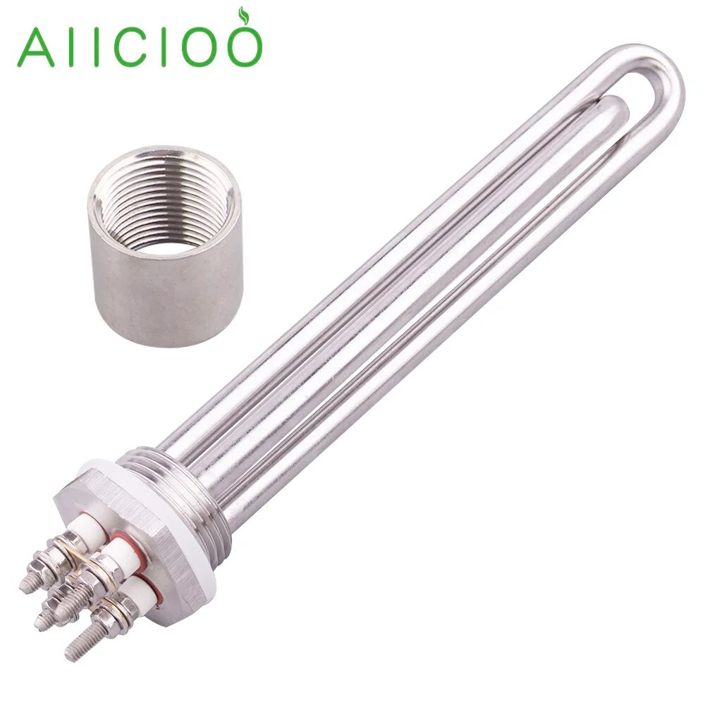 Трубчатый нагреватель AIICIOO 12V, 600W, DN25