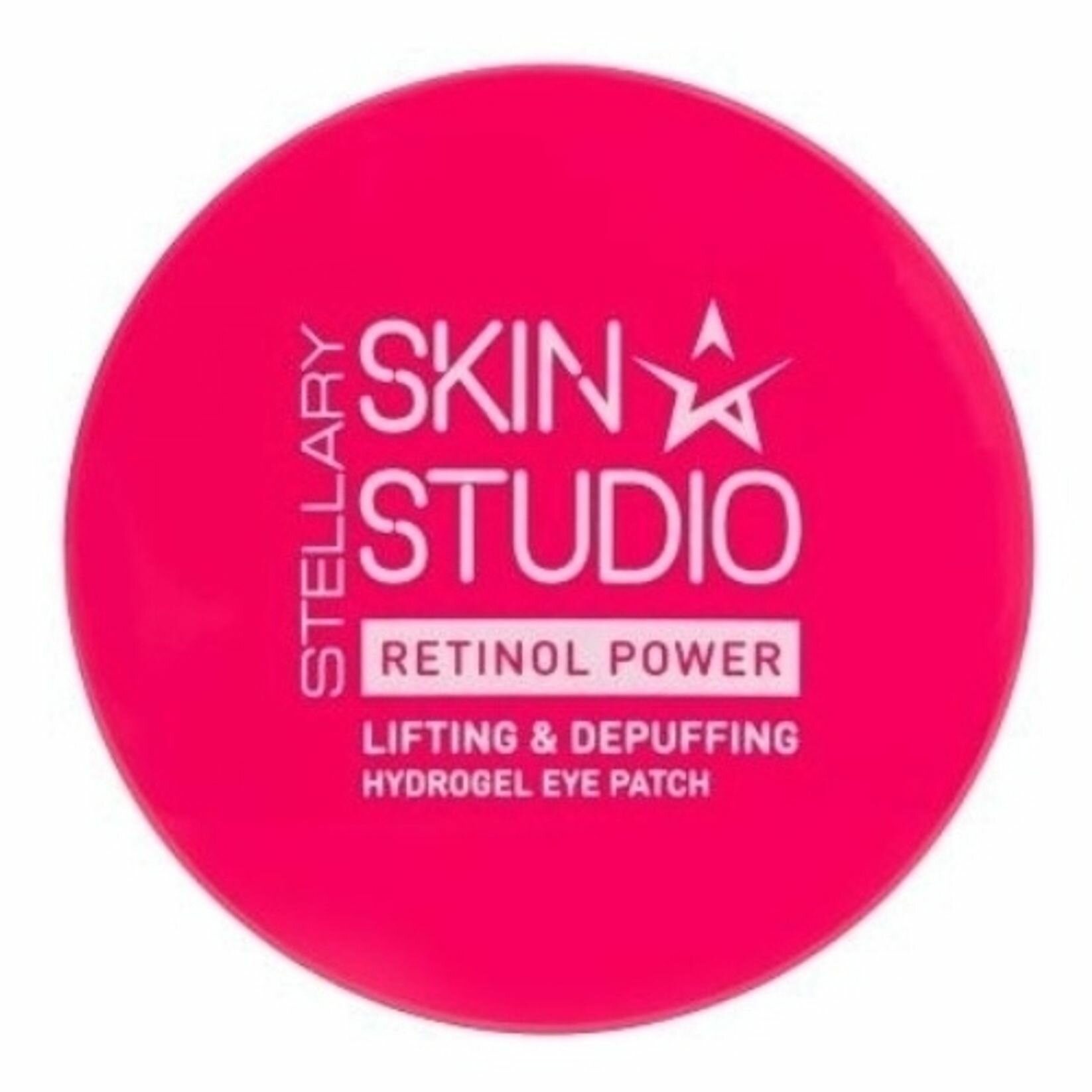 Патчи для кожи вокруг глаз Stellary Skin Studio Retinol Power Lifting & Depuffing гидрогелевые с лифтинг-эффектом для снятия отеков 32 шт