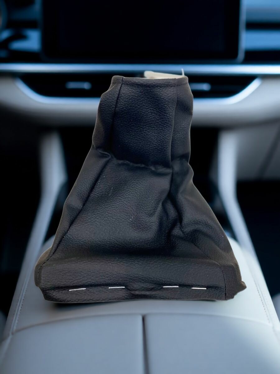 Чехол ручки КПП для Chevrolet Lacetti/Daewoo Gentra, МКПП, с рамкой, черный.