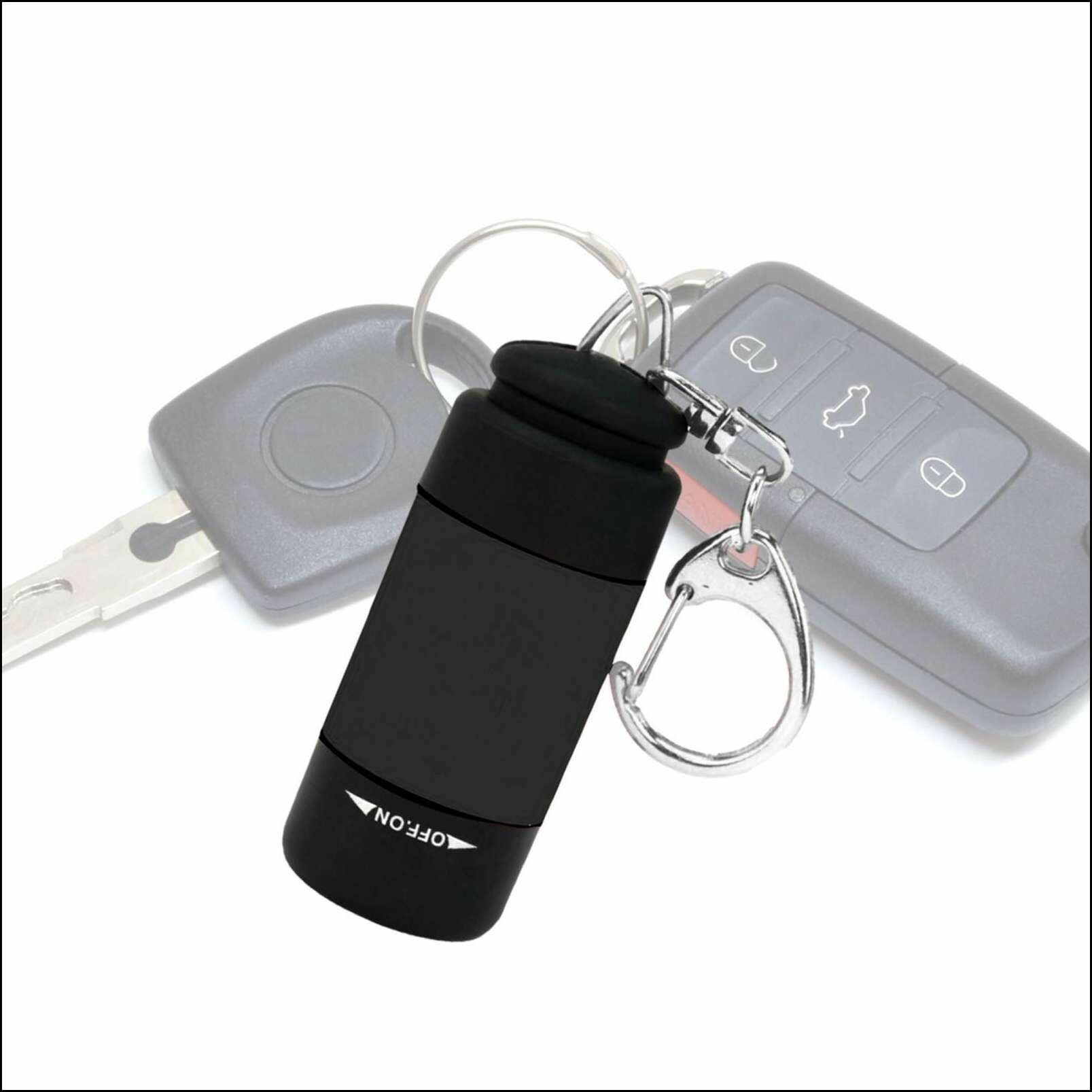 USB перезаряжается мини светодиодный фонарик на ключах