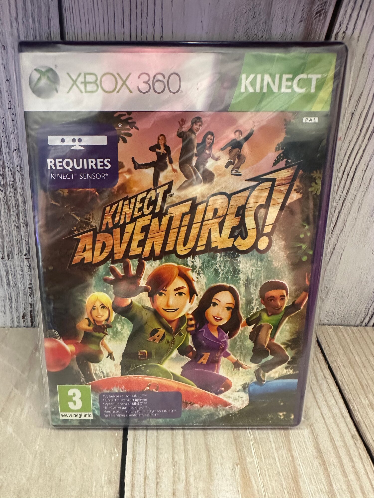 Диск с игрой Kinect Adventures для XBox 360 лицензия англ версия