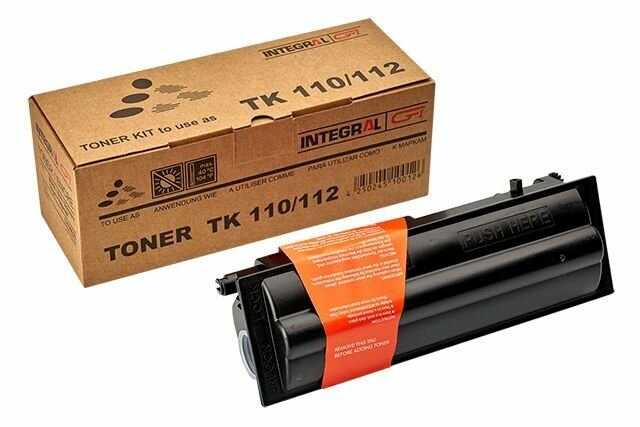 Тонер-картридж Integral TK-110 черный, для Kyocera
