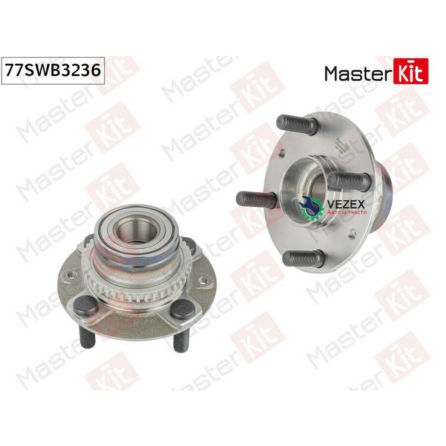 MASTERKIT 77SWB3236 Ступица в сборе с подшипником зад. Mazda 121 III (JASM, JBSM)/DEMIO (DW) 1996 - 2003 77SWB3236