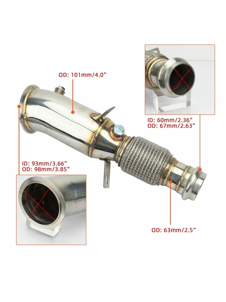 Даунпайп BMW N26 F20 F21 228I F30 F32 F33 420I 428I