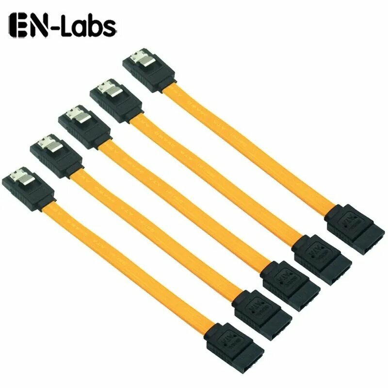 EN-Labs Кабель для компьютерной периферии SATA/eSATA 7-pin/SATA/eSATA 7-pin, 0.1 м, желтый