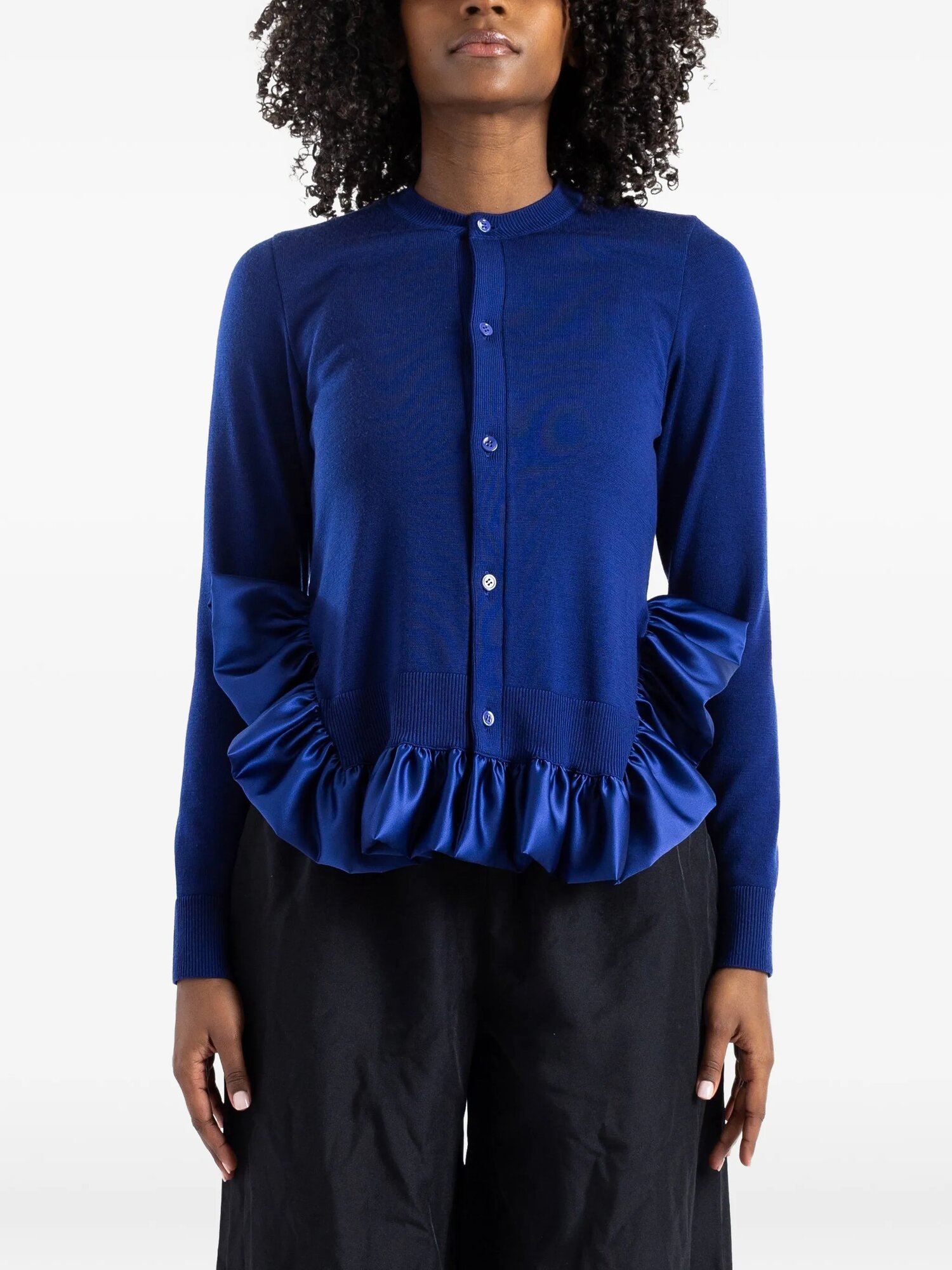 Кардиган Ruffled wool cardigan
