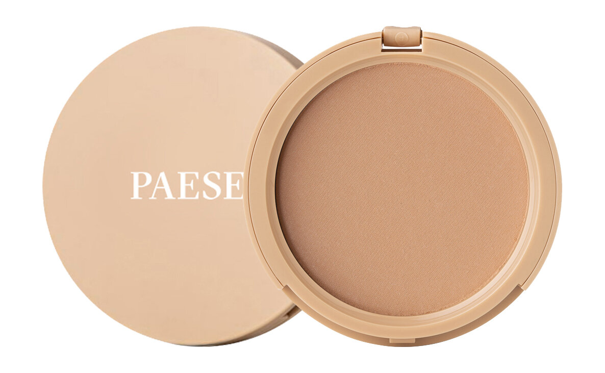 PAESE Пудра компактная Mattifying Argan Pressed Powder матирующая, 8 г, 03 Beige