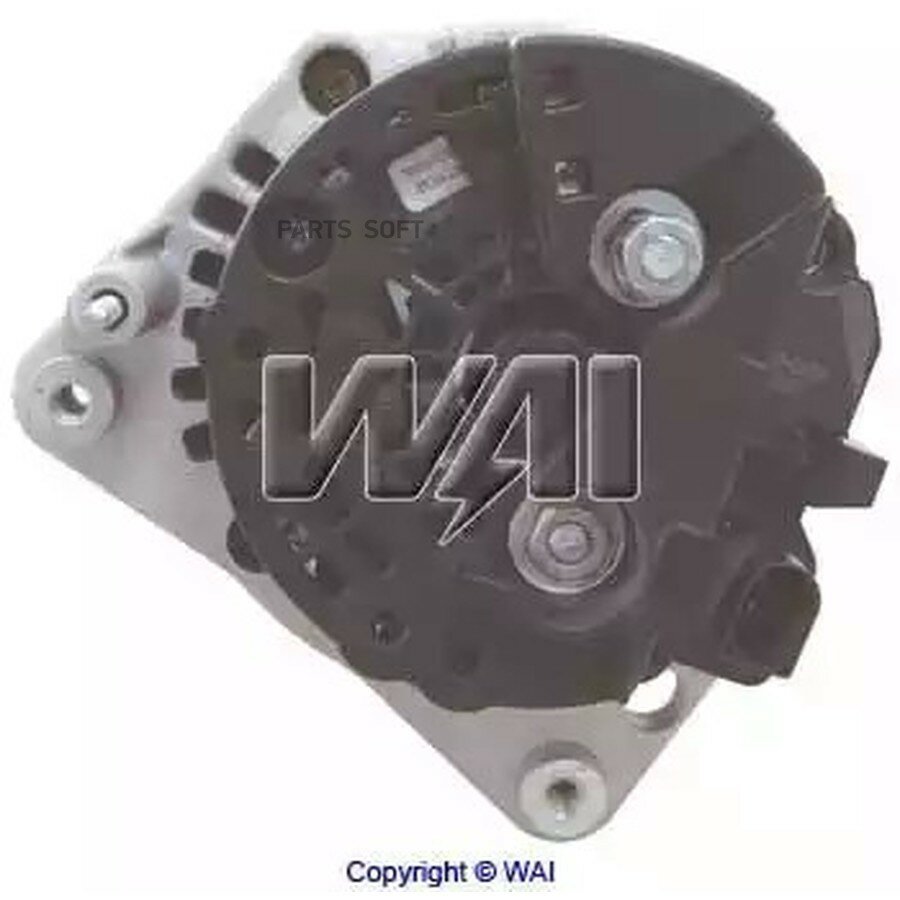 Генератор (новый) VW Beetle 1.9L Diesel (2003) VW Beetle 2.0L (2001-00) VW Golf Jetta 1.9L Dies от официального дистрибьютора, WAI, артикул 13851N