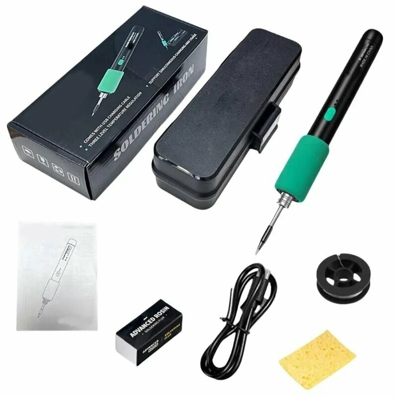 Паяльник 3 скорости 5V 15W беспроводной с USB зарядкой для ремонта