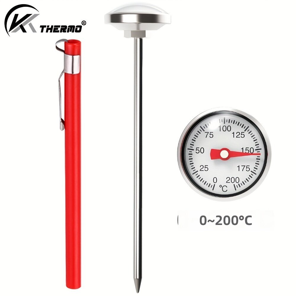 Термометр-щуп пищевой беспроводной без батареек, 0–200°C, мгновенное считывание, для мяса, гриля, BBQ, напитков и воды, кухонный термометр, модель B1D