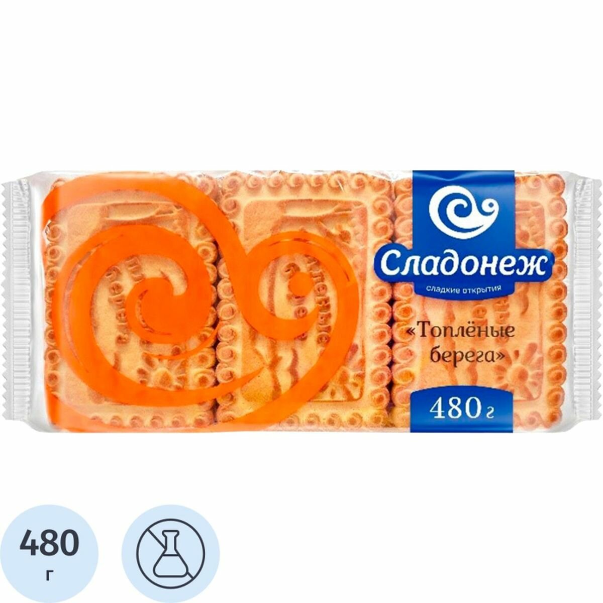 Печенье Топленые берега Сладонеж, 480г (2336809)