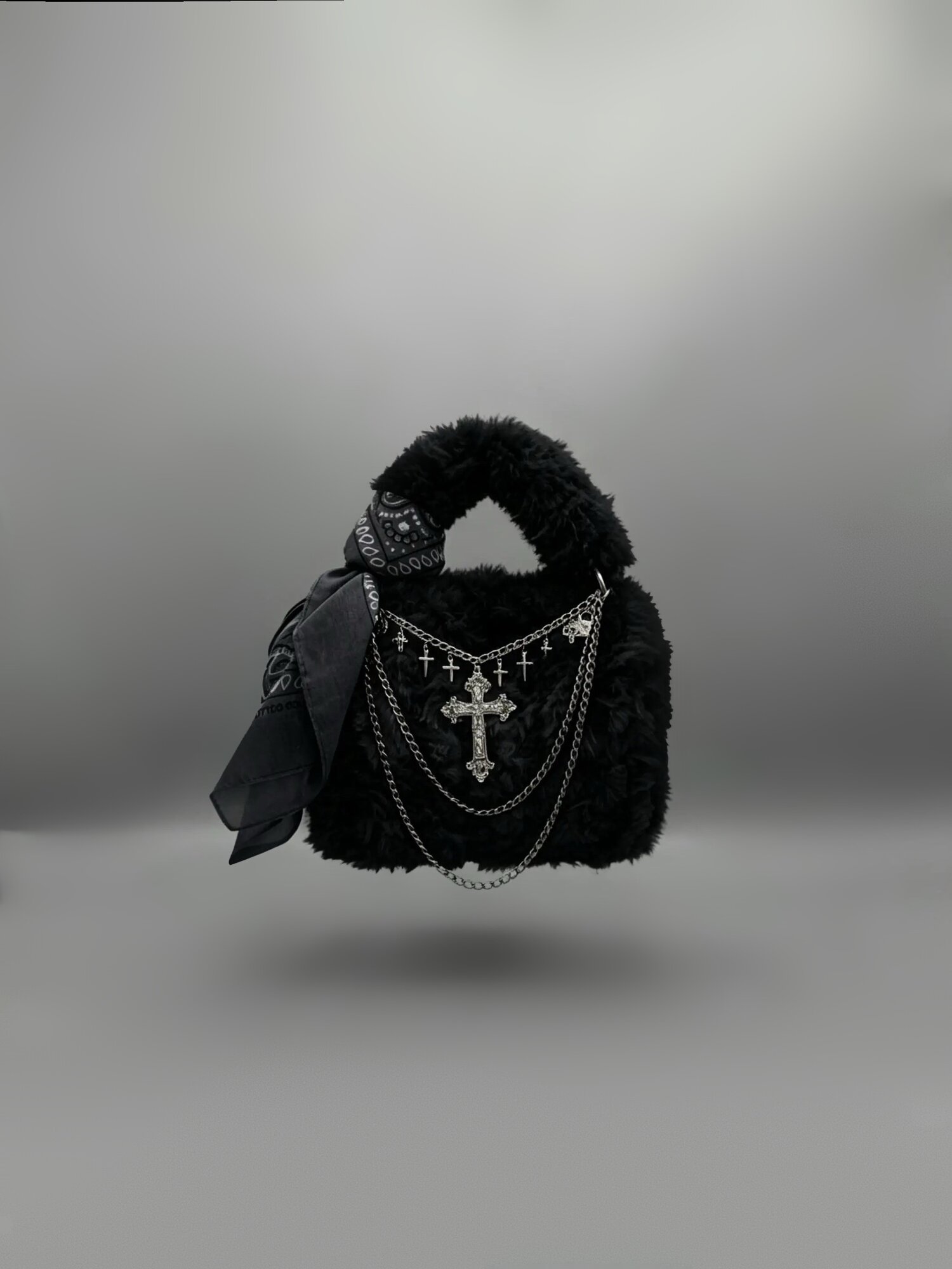 Сумка  cross, фактура гладкая, 133 черный