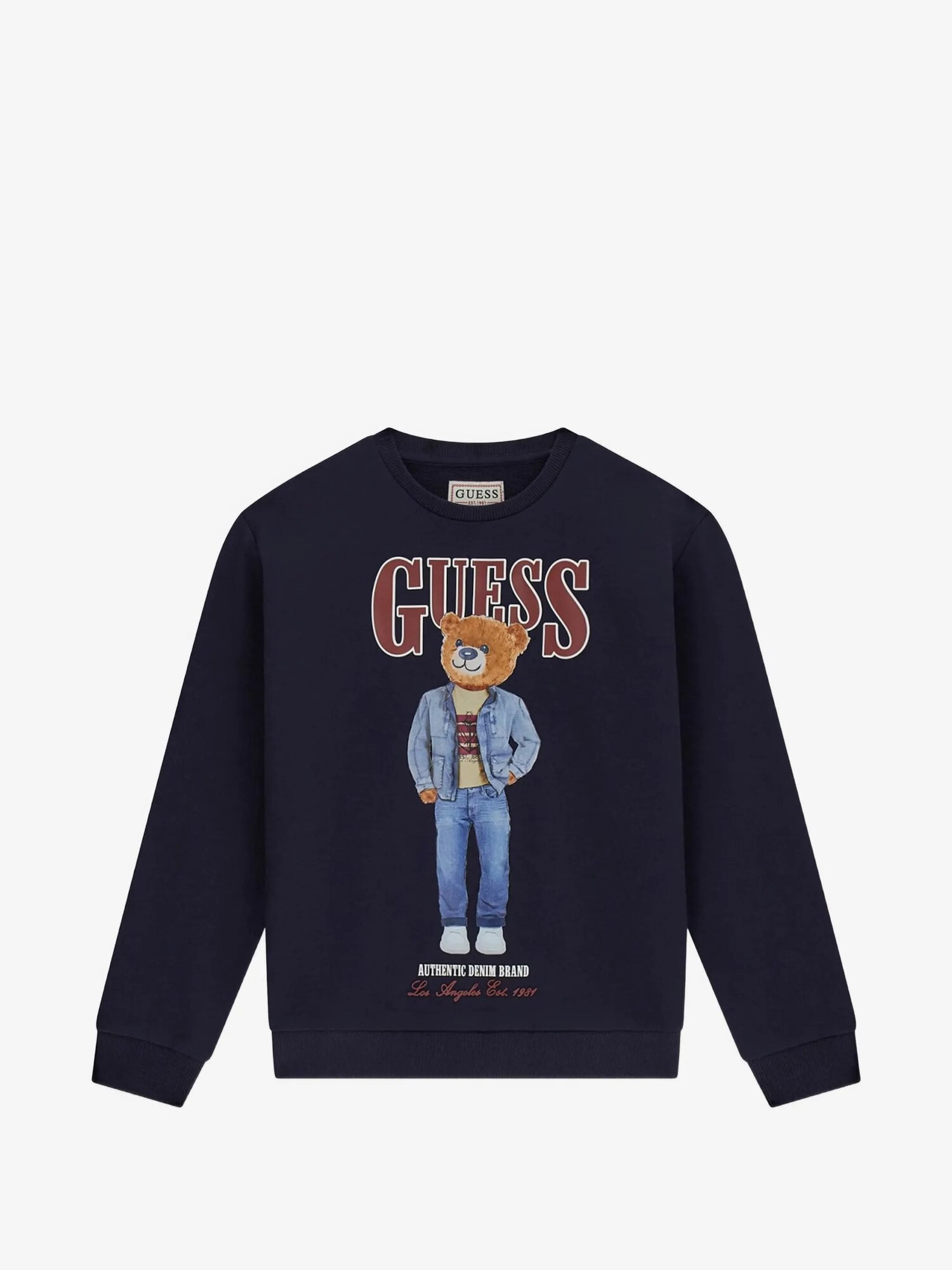 Толстовка GUESS, размер 7 лет, синий