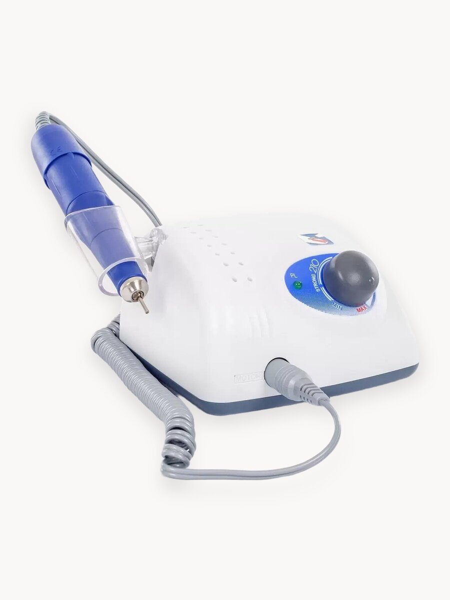 Машинка для маникюра A2CTeamTrade Strong 210/105L, питание от сети, мощность мотора 65 Вт