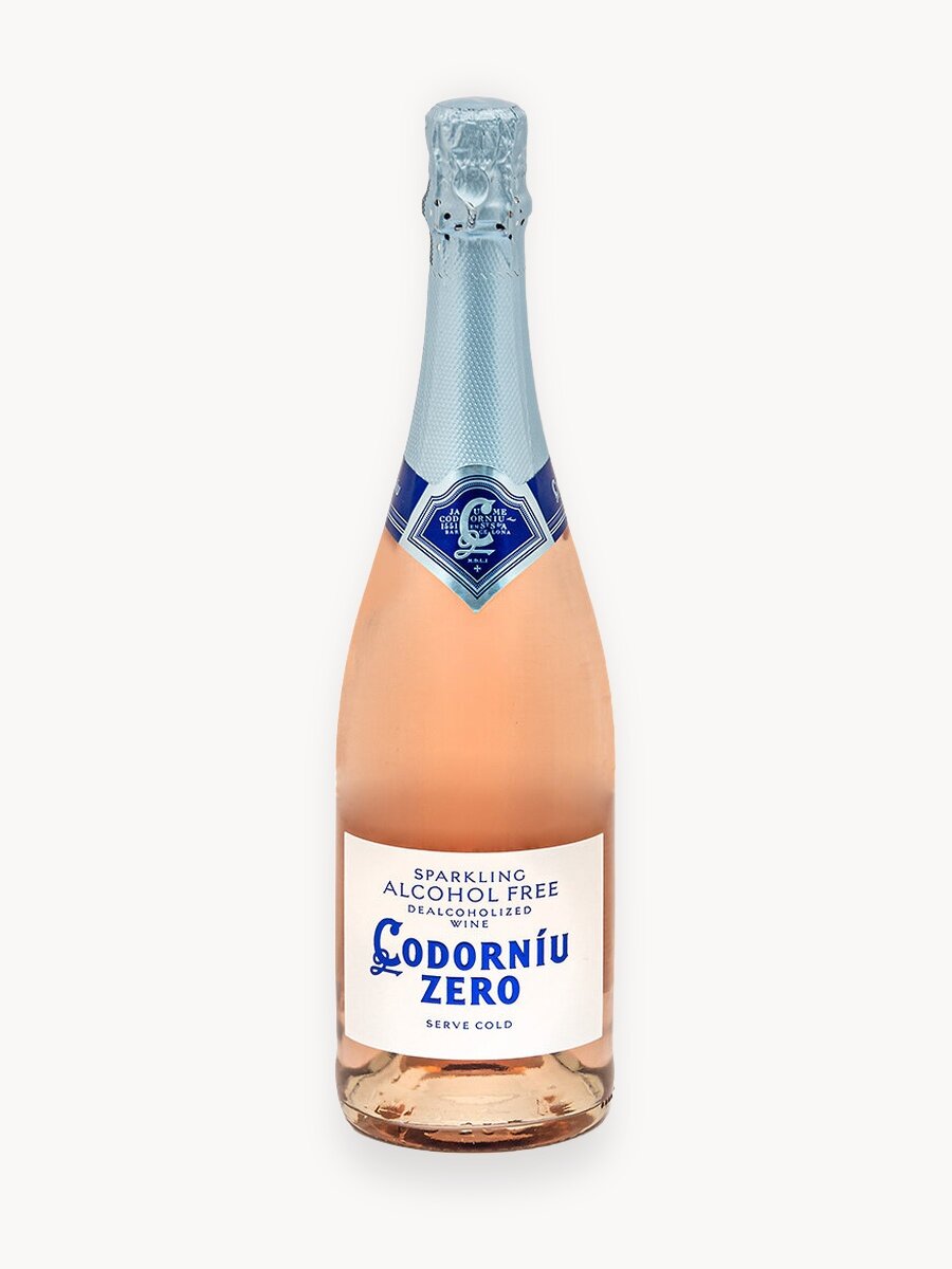 "Codorniu Zero Rose" - безалкогольное розовое игристое вино, 0,75л
