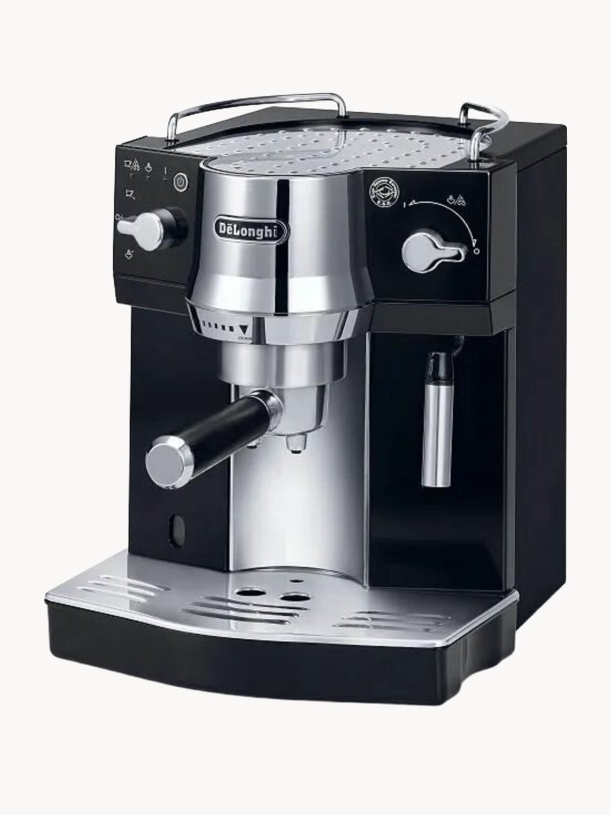 Рожковая кофеварка эспрессо DeLonghi EC820. B черная