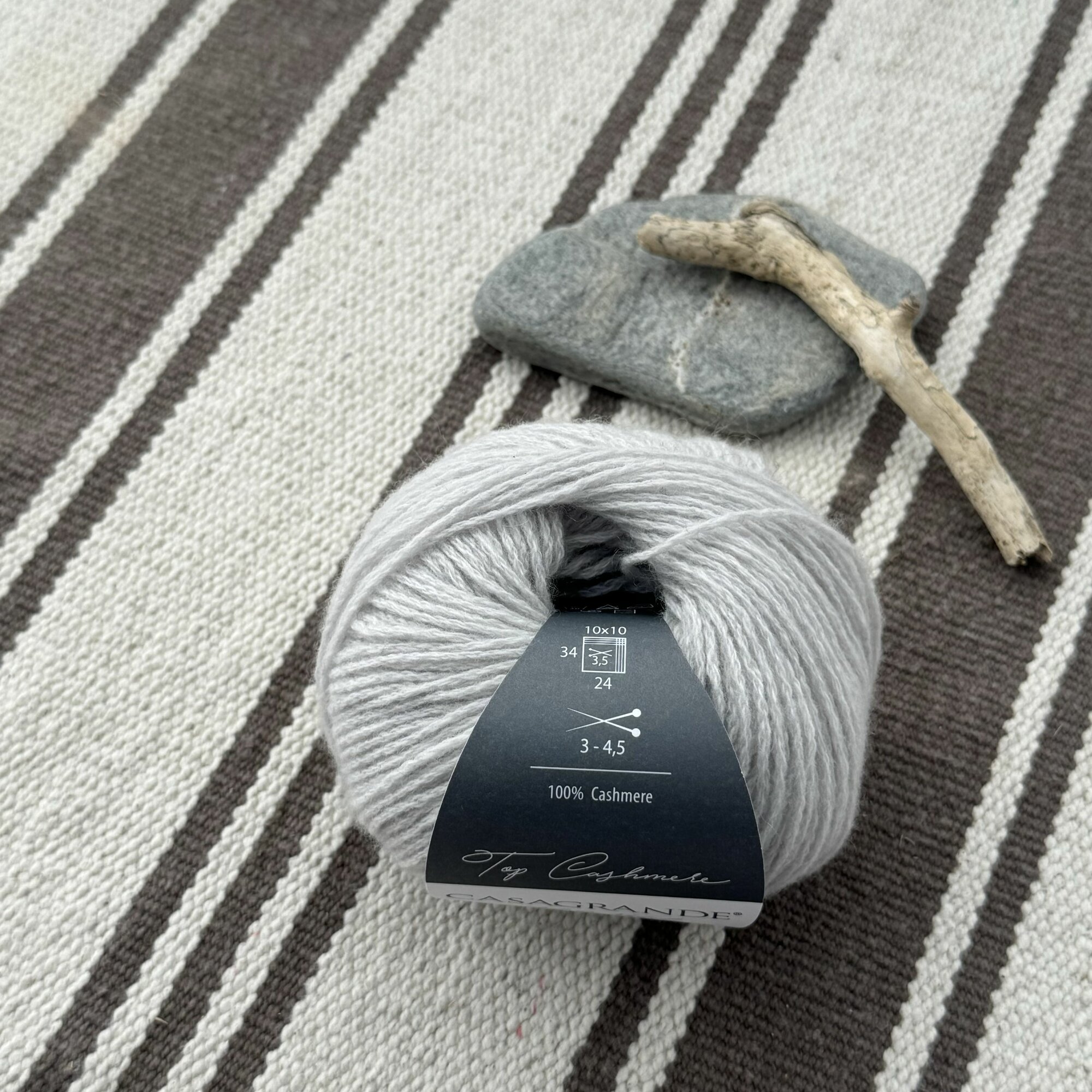 Пряжа для вязания Casagrande Top Cashmere (19.009) 1 моток 25 г/112 м