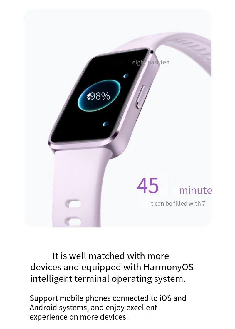 Huawei Band 10, корпус из алюминиевого сплава — фото 1