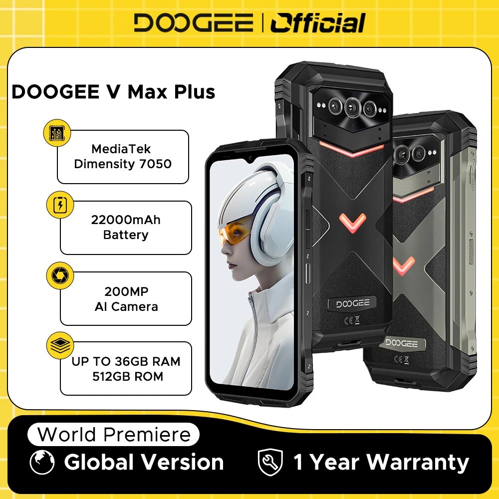Смартфон Doogee V Max Plus, 16/512ГБ, global — фото 1