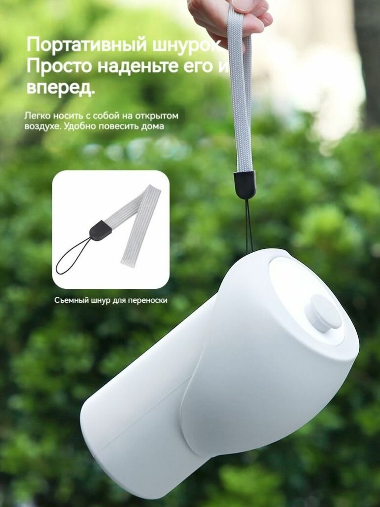 Поилка для собак для кошек дорожная прогулочная портативная переносная 550 мл сгибаемый