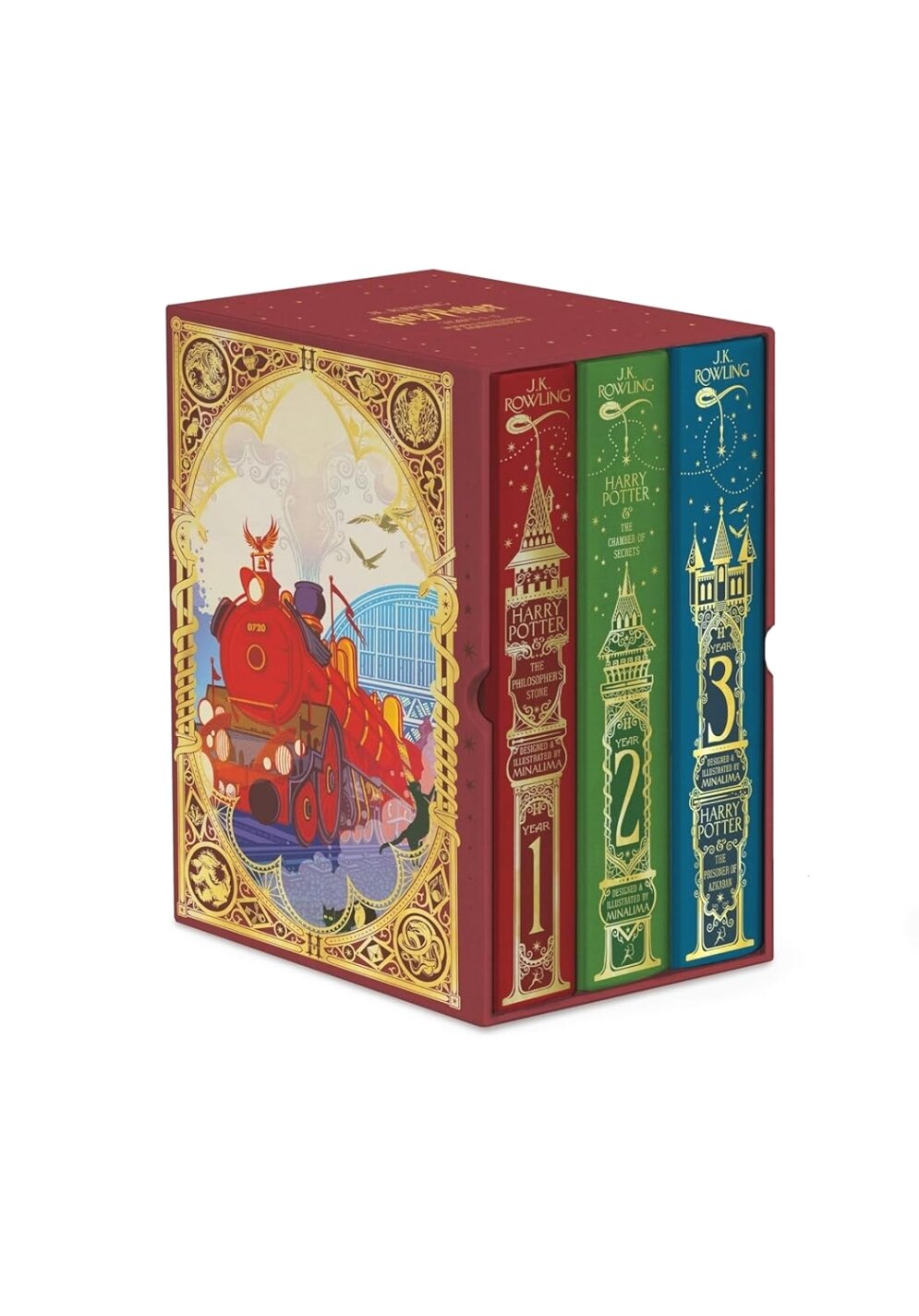 Harry potter 1-3 box set: minalima edition