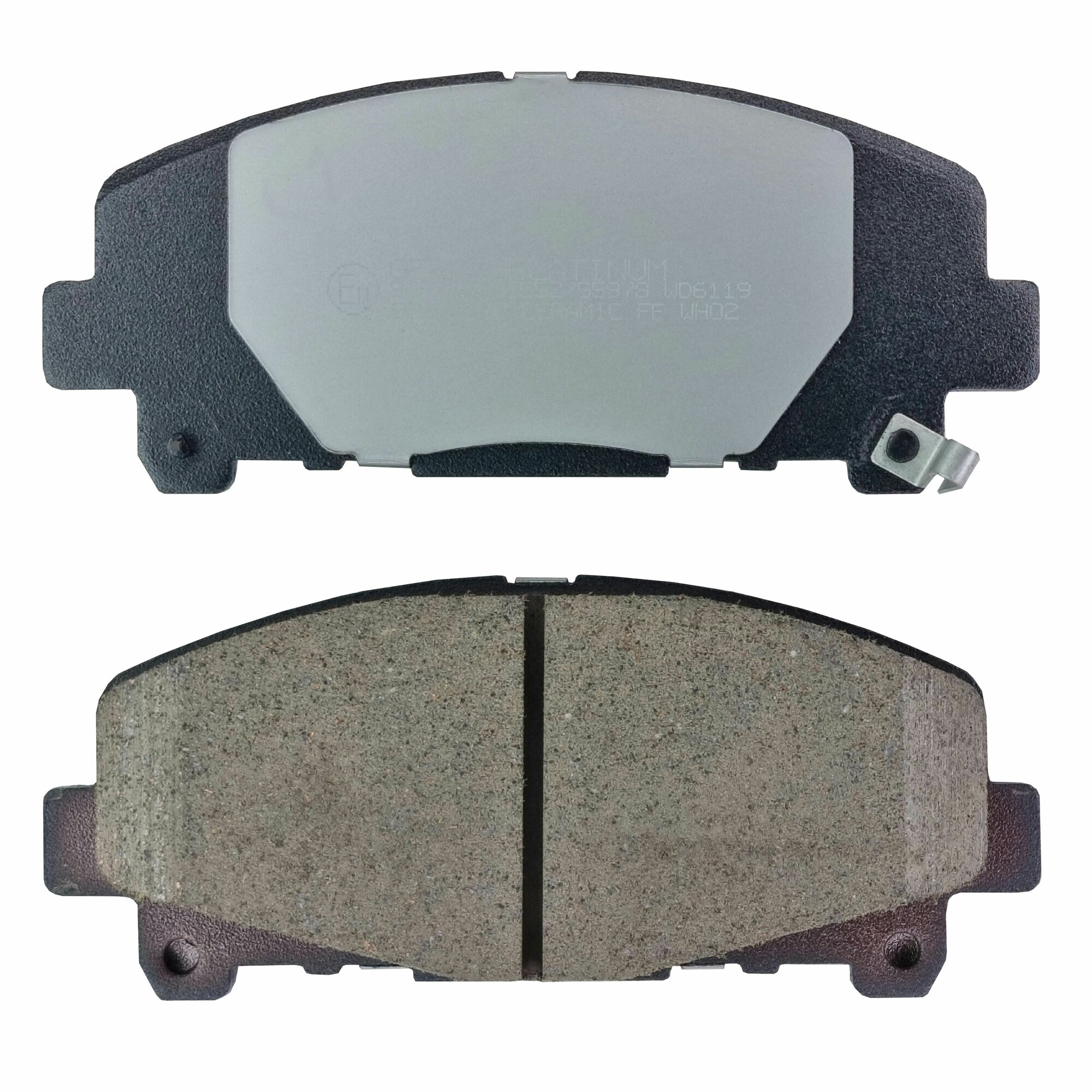 Тормозные колодки Gerat BP-F219C (передние) Platinum