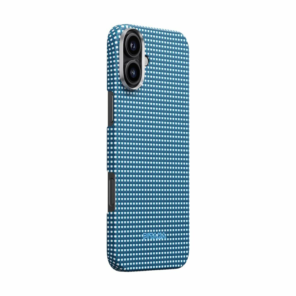 Чехол PITAKA Ultra-Slim Case для iPhone 16 Plus", Ocean Blue (голубой)