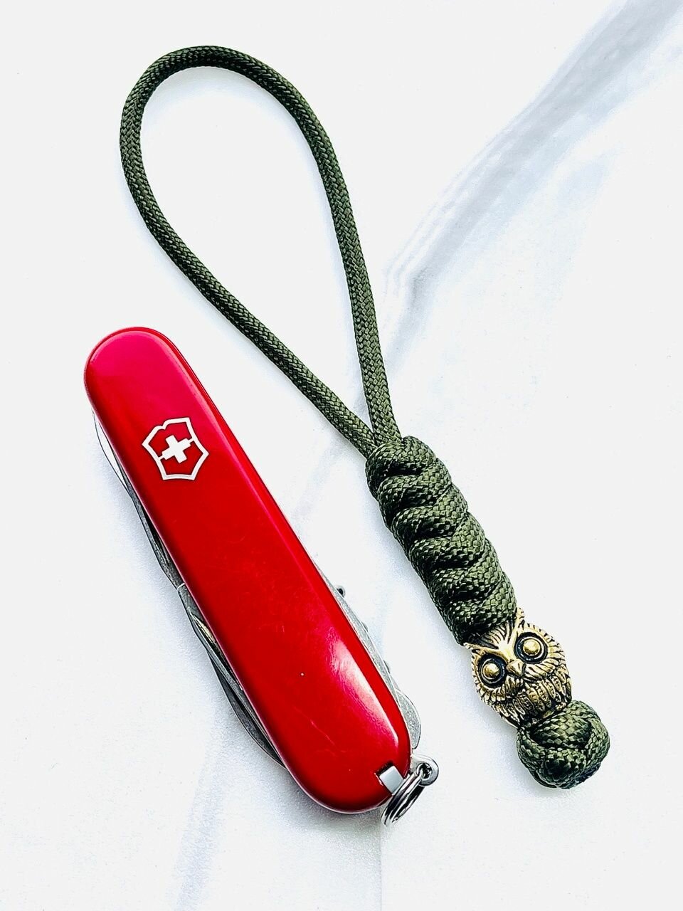 Темляк брелок для ножа "Сова"