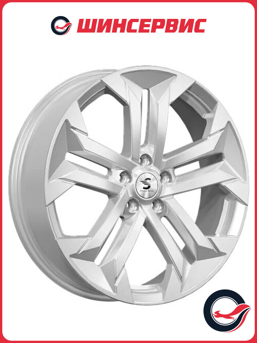 Литой колесный диск Premium Series КР015 Peugeot 5008 R19x7.5J 5x108 ET42 ЦО65.1 для автомобиля