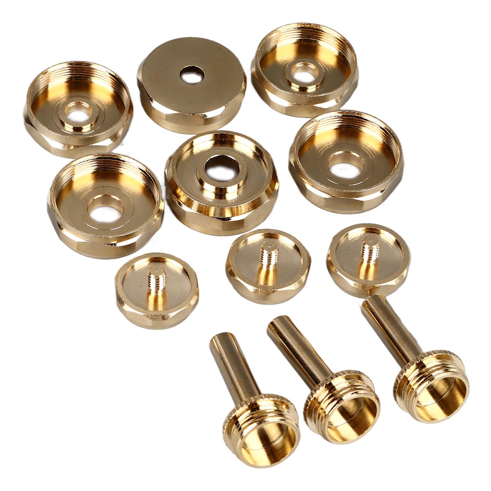 12 шт, аксессуары для трубы, металлические верхние и нижние крышки, кнопки, шатуны, запасные части для трубы