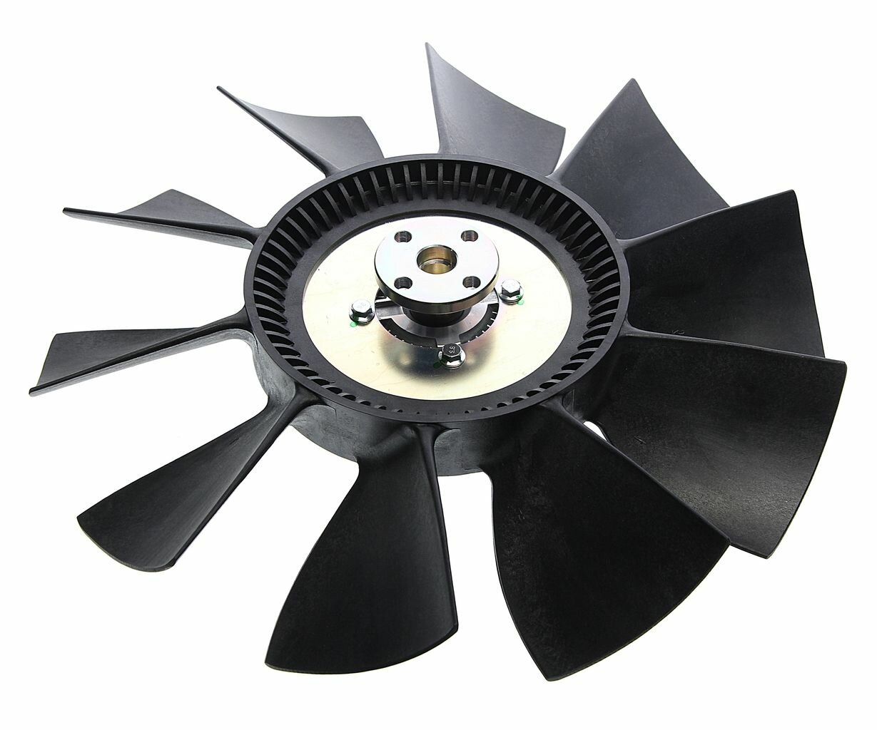 Вискомуфта в сборе привода вентилятора (с крыльчаткой) для Джак N75, N80 арт 1308010LE176 JAC