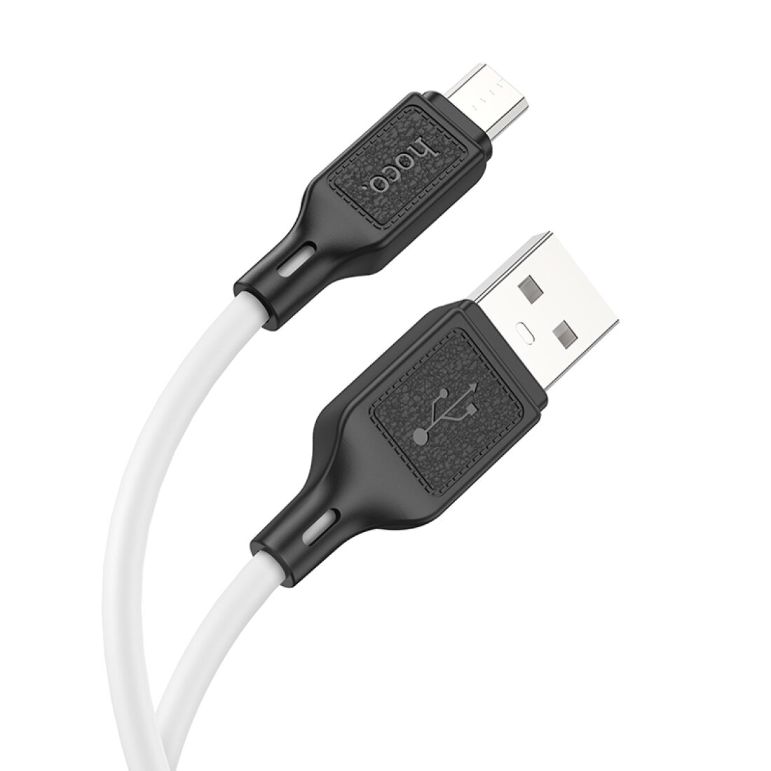 USB Кабель Micro, HOCO, X90, силиконовый, 1м, белый